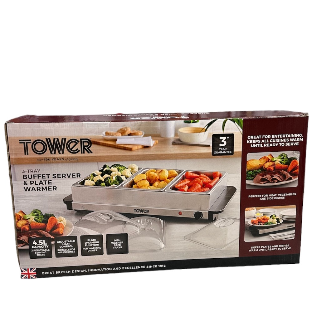 Tower 3-Tray Buffet Server *NEW* - Own4Less